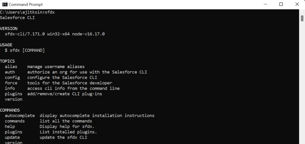 Chapter 2 : Install Developer Tools for LWC development - sfdc4u
